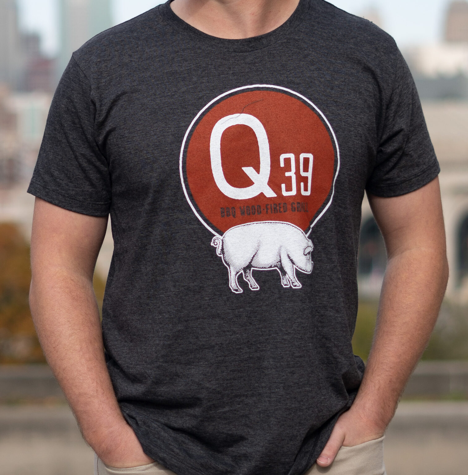 Charlie Hustle Dark Gray Pig | Q39